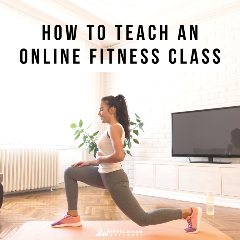 How to teach an online fitness class - Revelation Wellness