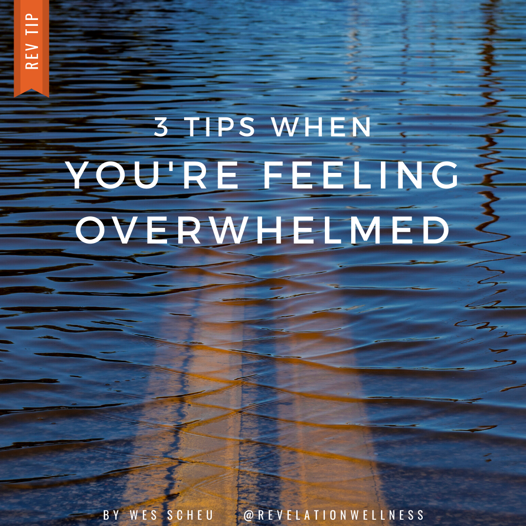 Three things to do when you feel overwhelmed - Revelation Wellness