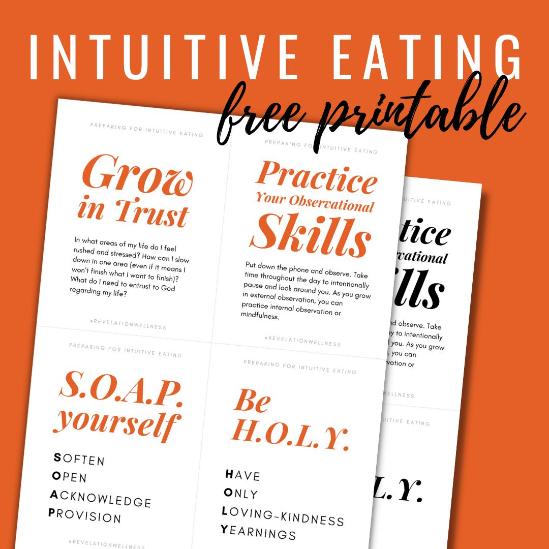 Intuitive Eating Guide - Revelation Wellness