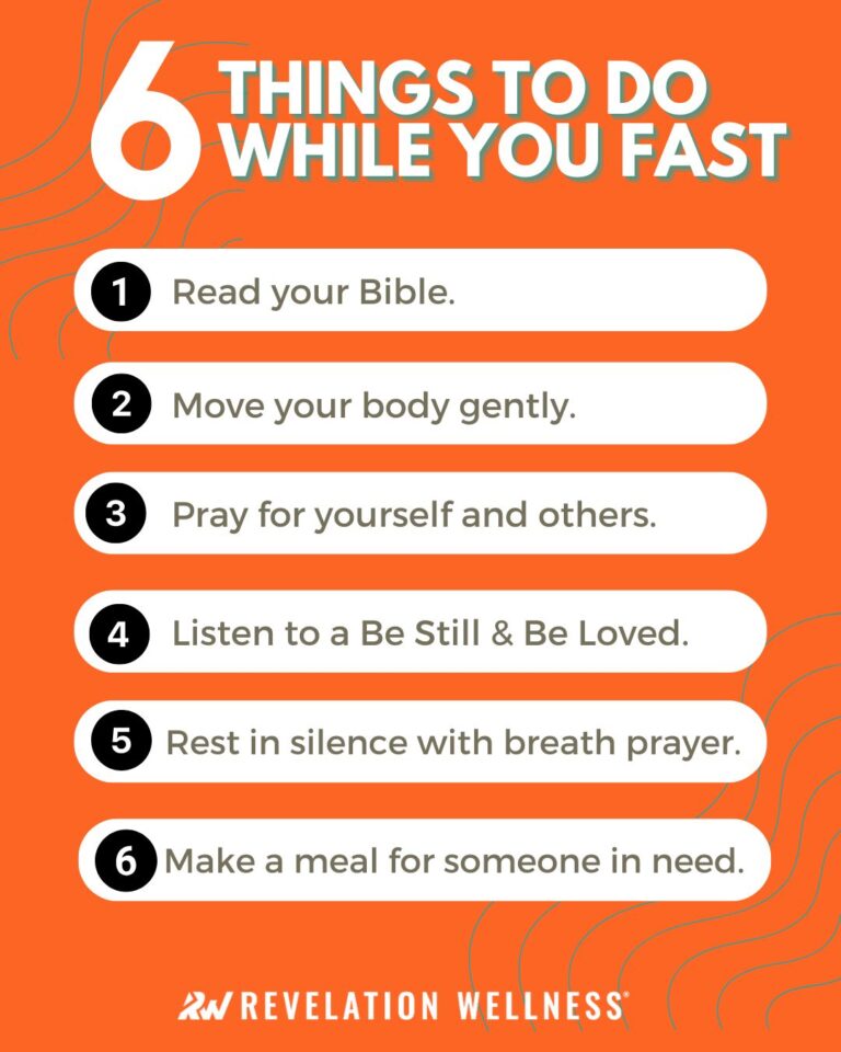 How to Fast for God - Fasting 101 for Christians - Revelation Wellness
